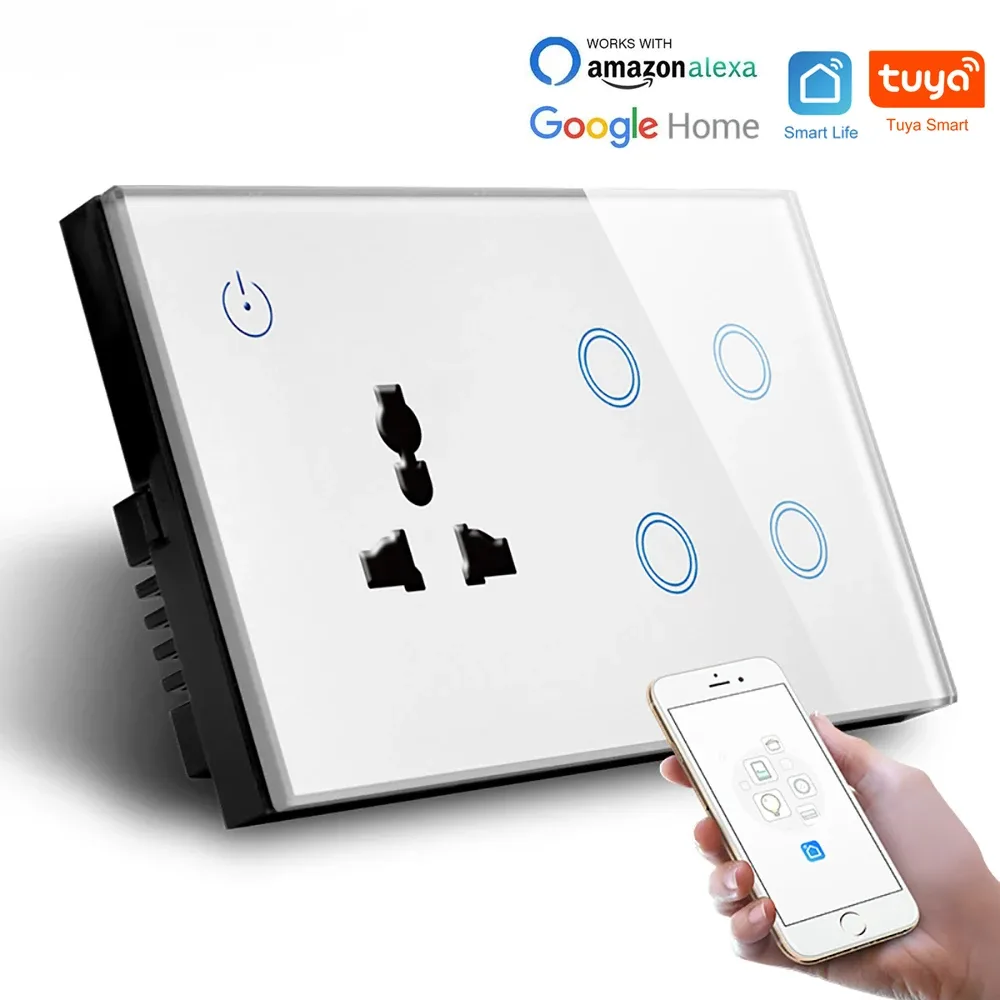 Wi Fi Power Switches And Outlets SCW3451 3 AC Outlets Wi Fi Smart